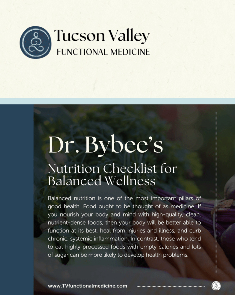 Free-Nutritional-Checklist-PDF - Tucson Valley Functional Medicine